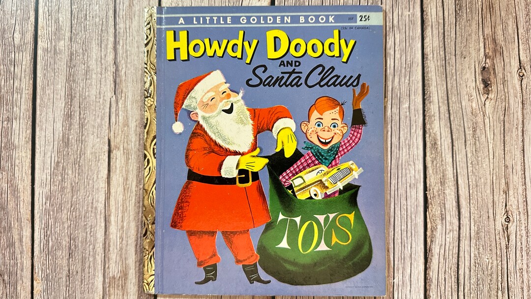 Howdy Doody and Santa Claus, A Little Golden Book. First Edition ...