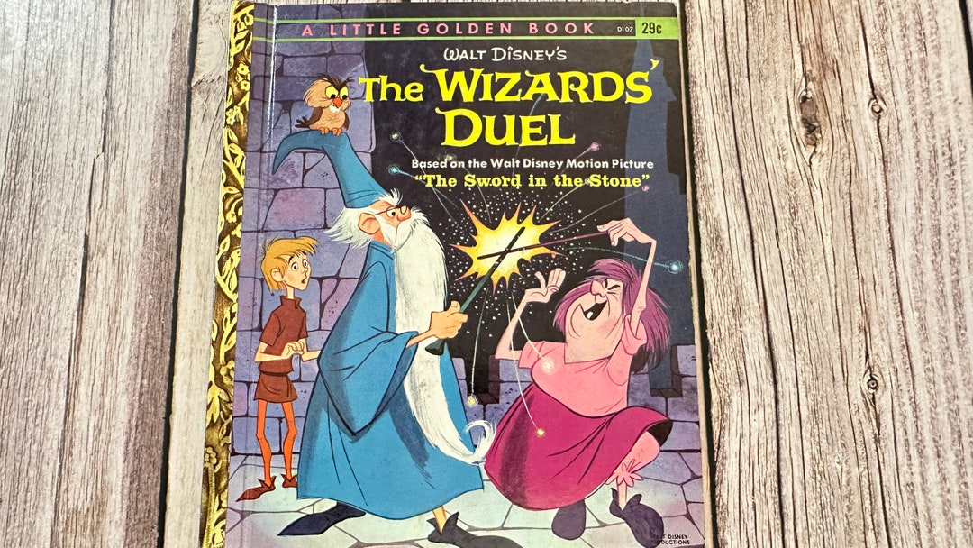 Walt Disney's the Wizards' Duel, A Little Golden Book. First Edition ...