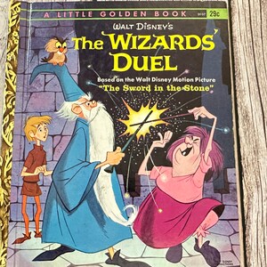 Walt Disney's the Wizards' Duel, A Little Golden Book. First Edition ...