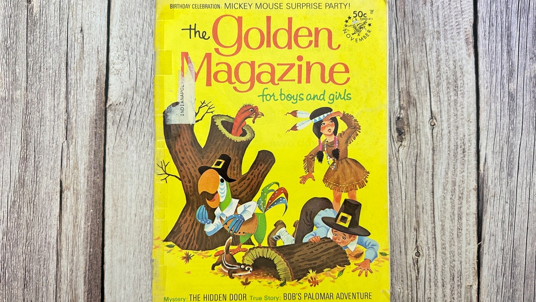 The Golden Magazine for Boys and Girls. Vintage Children's Magazine ...