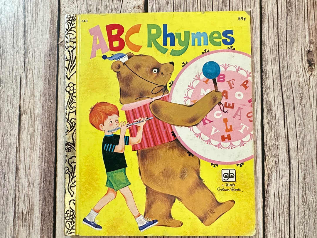 ABC Rhymes, A Little Golden Book. Vintage Children's Book. - Etsy