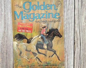 The Golden Magazine for Boys and Girls. Vintage Children's Magazine ...
