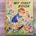 My First Book A Little Golden Book. Vintage Childrens Book. - Etsy