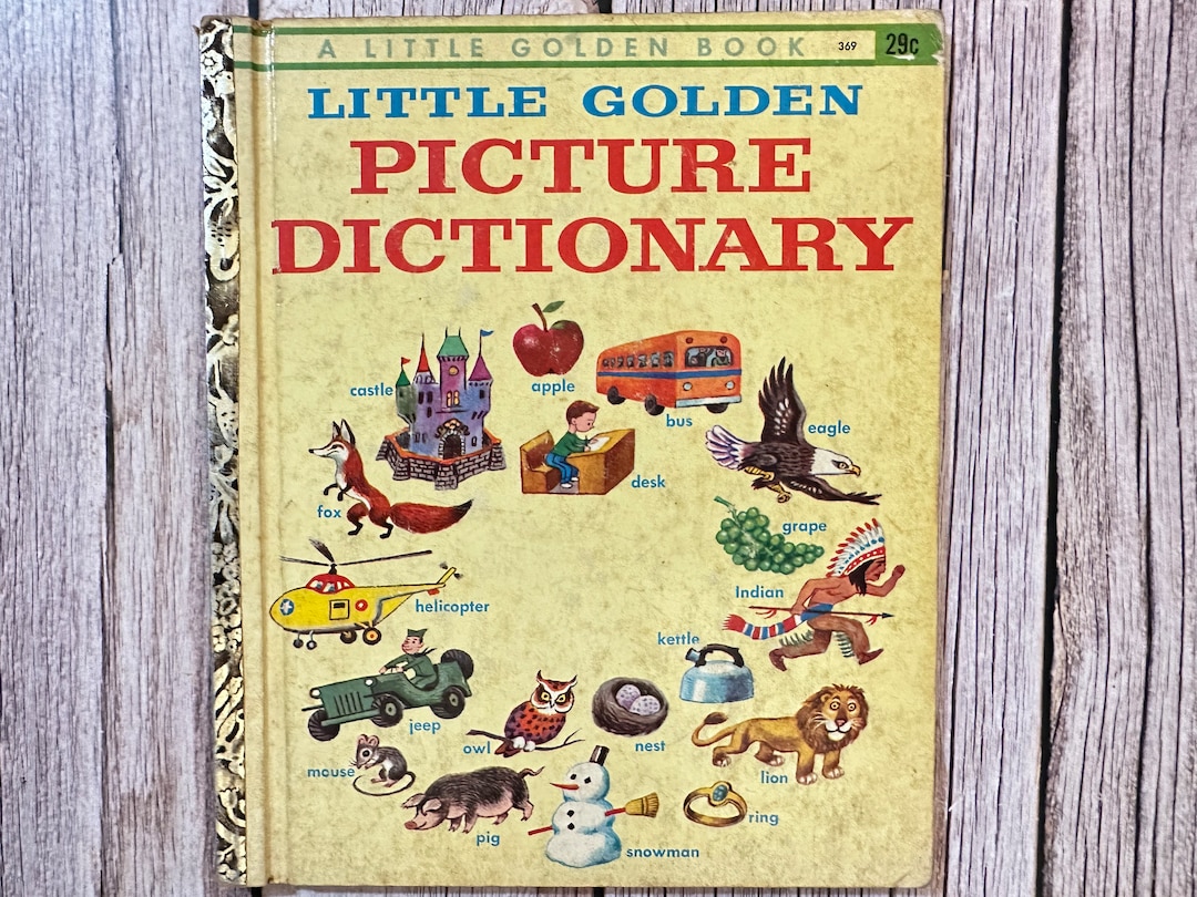 Little Golden Picture Dictionary. A Little Golden Book. Vintage ...