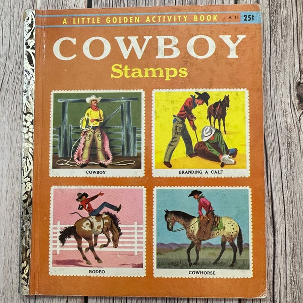 Golden Stamp Book - Etsy