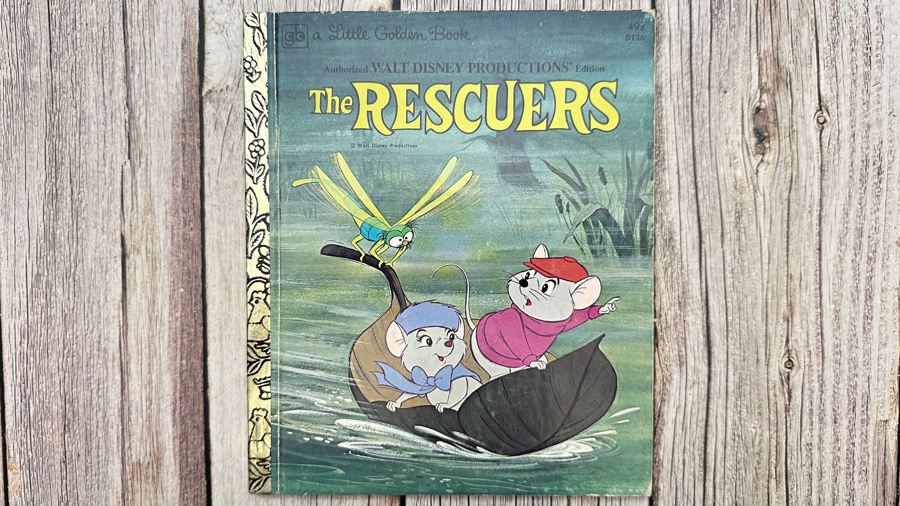 Walt Disney's the Rescuers, A Little Golden Book. Vintage Children's ...
