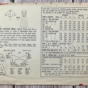 Simplicity Sewing Pattern 4115 Vintage Two-piece Dress - Etsy