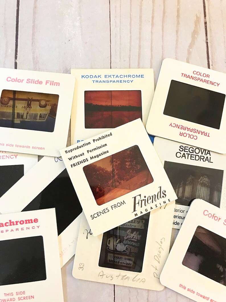 25 Vintage Photo Slides - Etsy