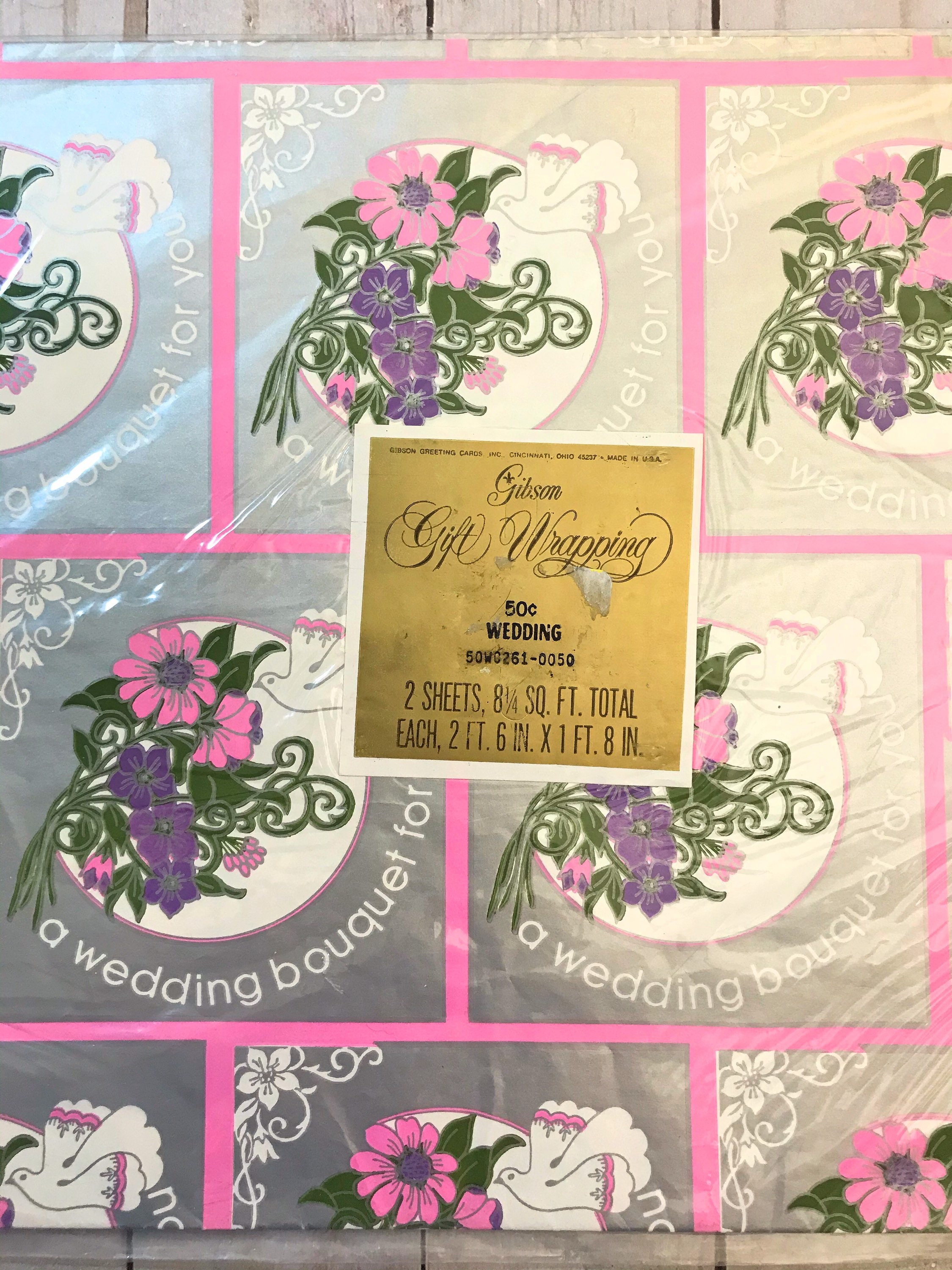 Vintage Wedding Wrapping Paper