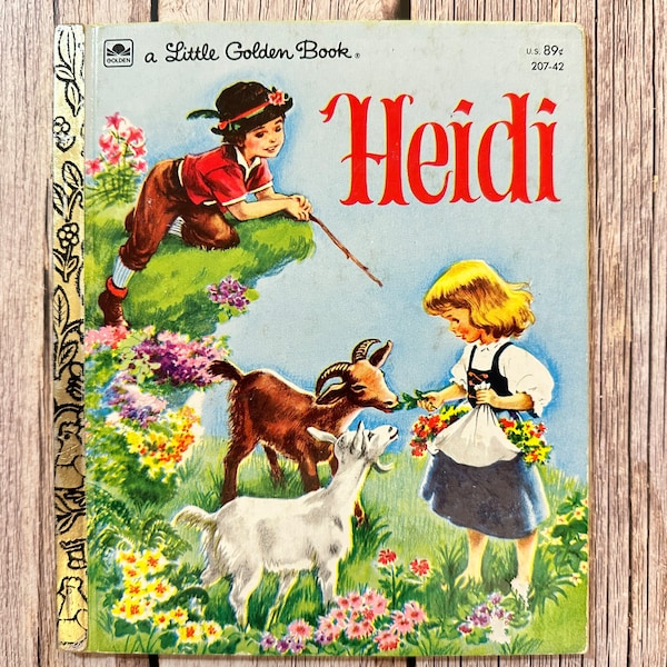 Vintage Heidi Book - Etsy