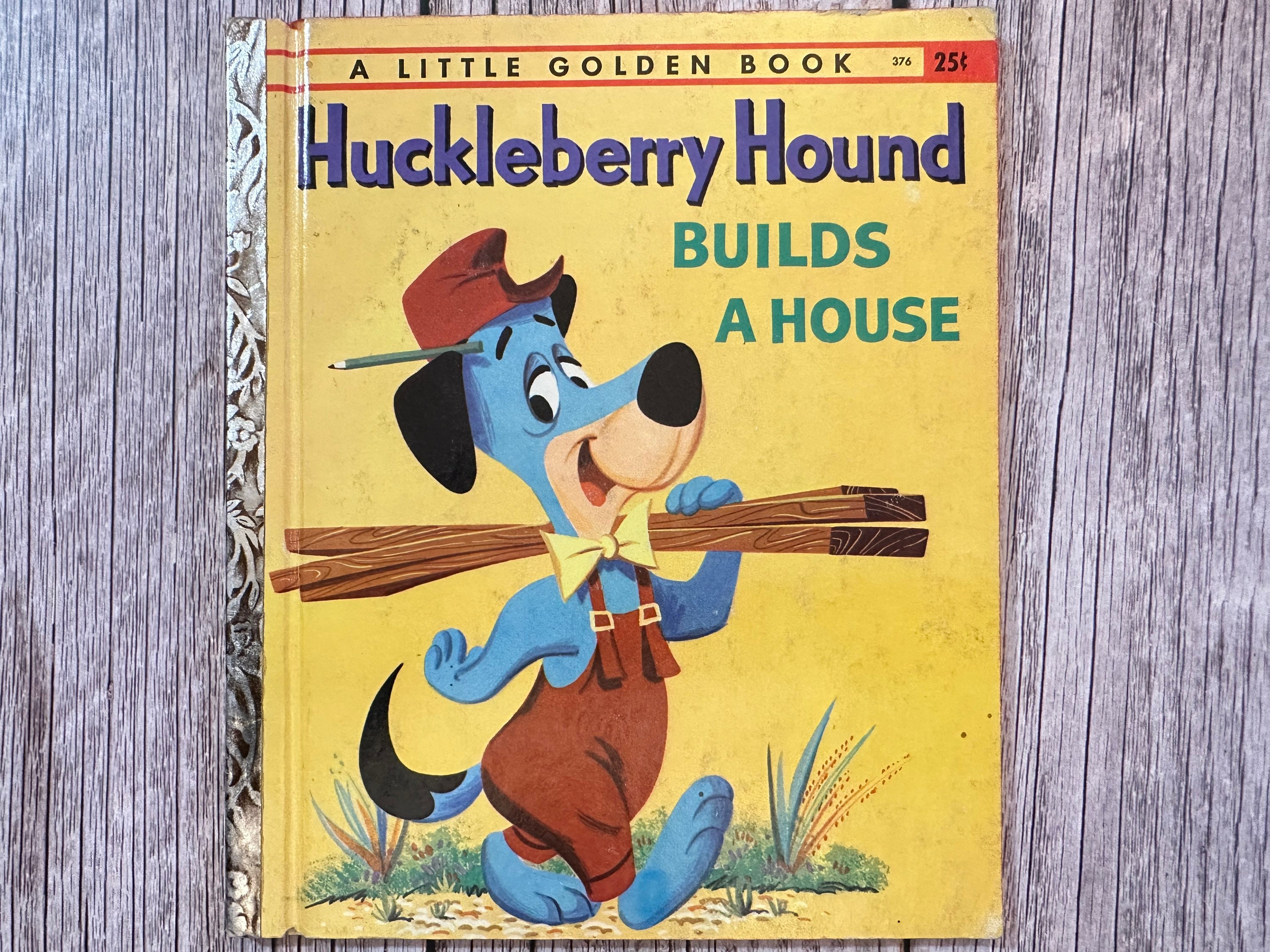 Huckleberry Hound Builds A House. A Little Golden Book. Third - Etsy