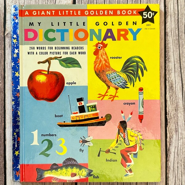 Golden Dictionary - Etsy