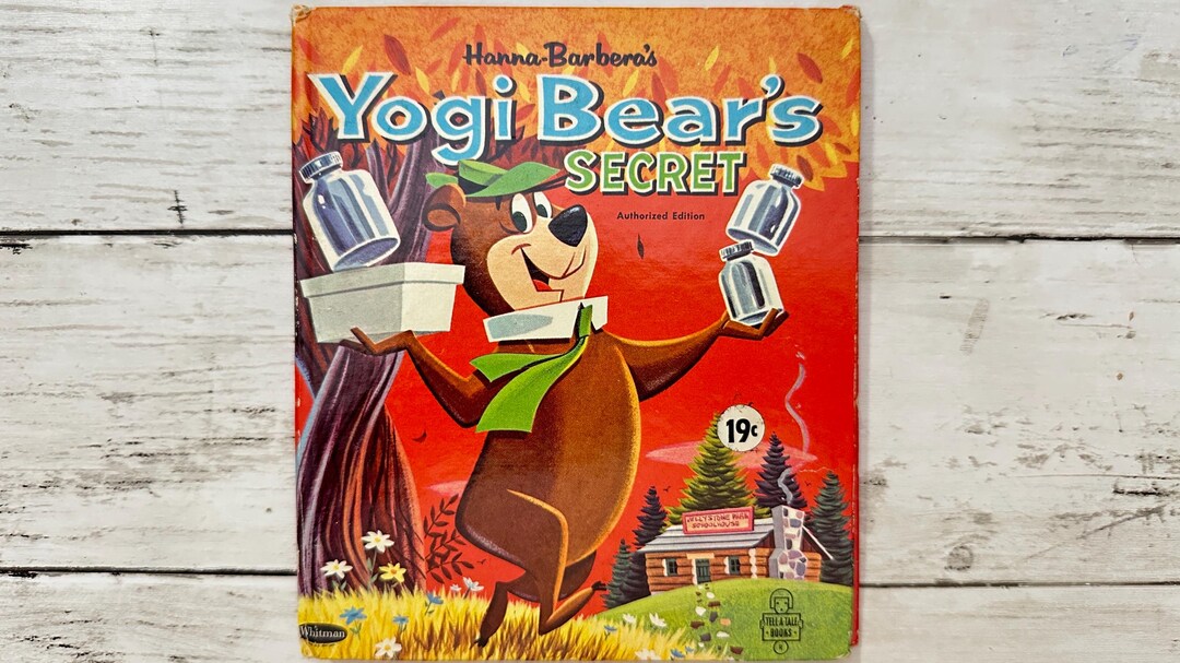 Yogi Bear's Secret- A Vintage Tell-a-tale Children's Book - Etsy