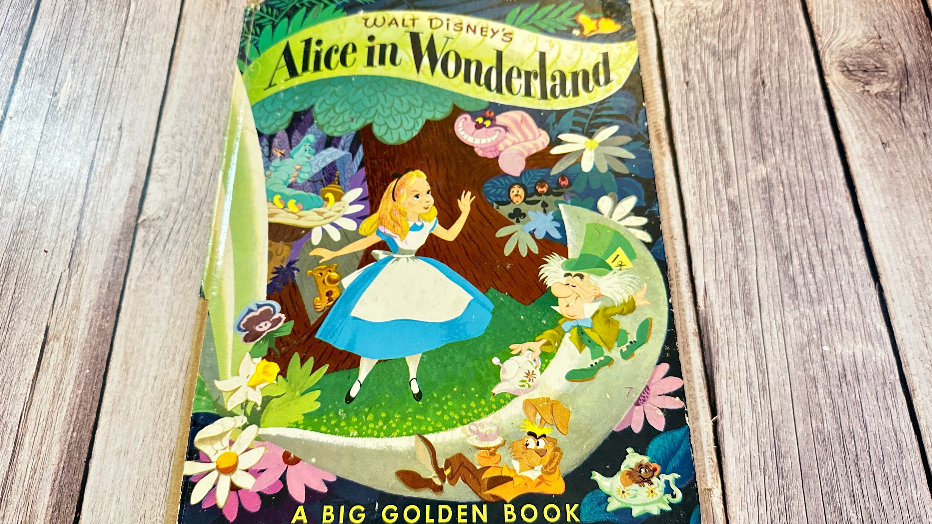 Walt Disney's Alice in Wonderland A Big Golden Book. - Etsy