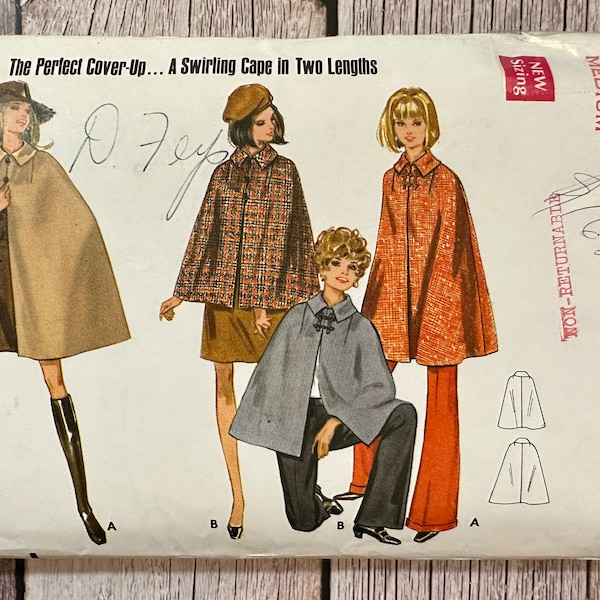 1960s Cape Pattern - Etsy