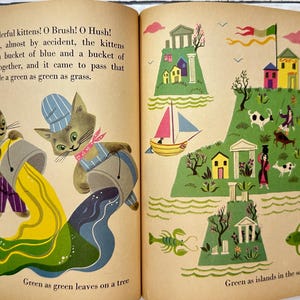 The Color Kittens - A Little Golden Book - Vintage Children's Book - Etsy