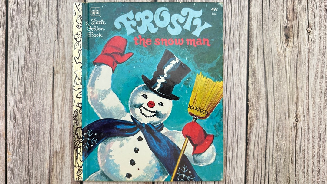 Frosty the Snowman, A Little Golden Book. Vintage Children’s Book. - Etsy