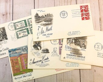 First Day Covers Stamps - Etsy