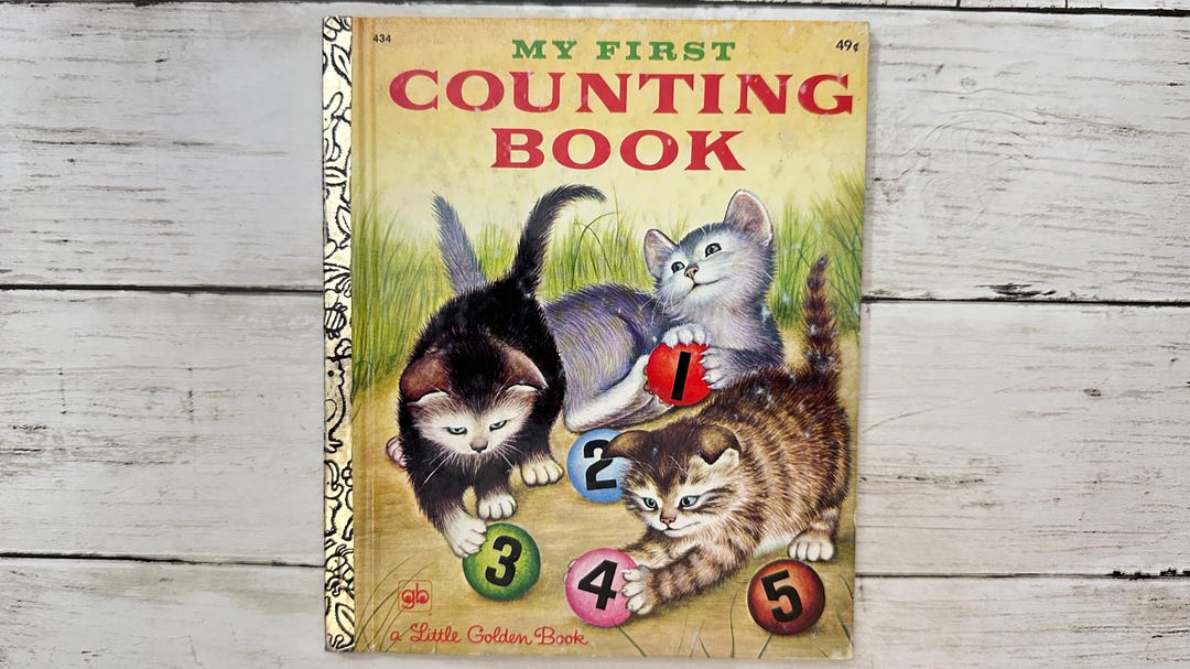 My First Counting Book - A Little Golden Book - Vintage Children's Book ...