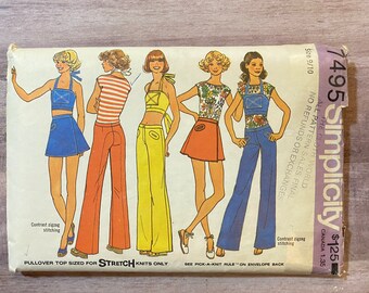 Simplicity Halter Top Pattern - Etsy