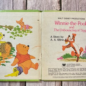 Walt Disney's Winnie the Pooh and the Unbouncing of Tigger, A Tell-a ...