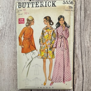 Butterick Robe Sewing Pattern 5556. Uncut Pattern. Vintage - Etsy