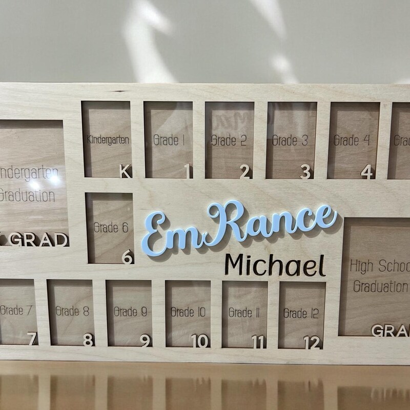 School Picture Frame - Etsy