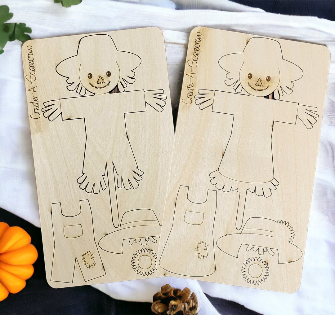 DIY Scarecrow Paint Kit Fall Activity Paint Kits Craft Kits - Etsy