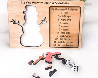 Snowman Game - Etsy
