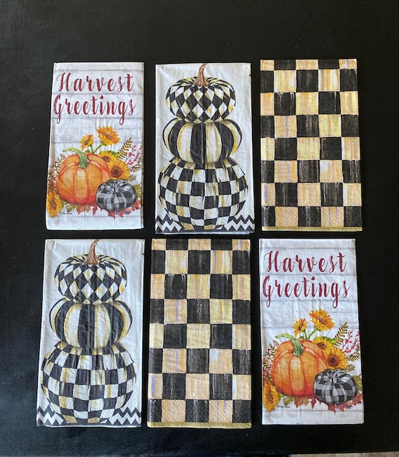 Set of 6 Individual Included 4 Mackenzie Childs Autumn - Etsy