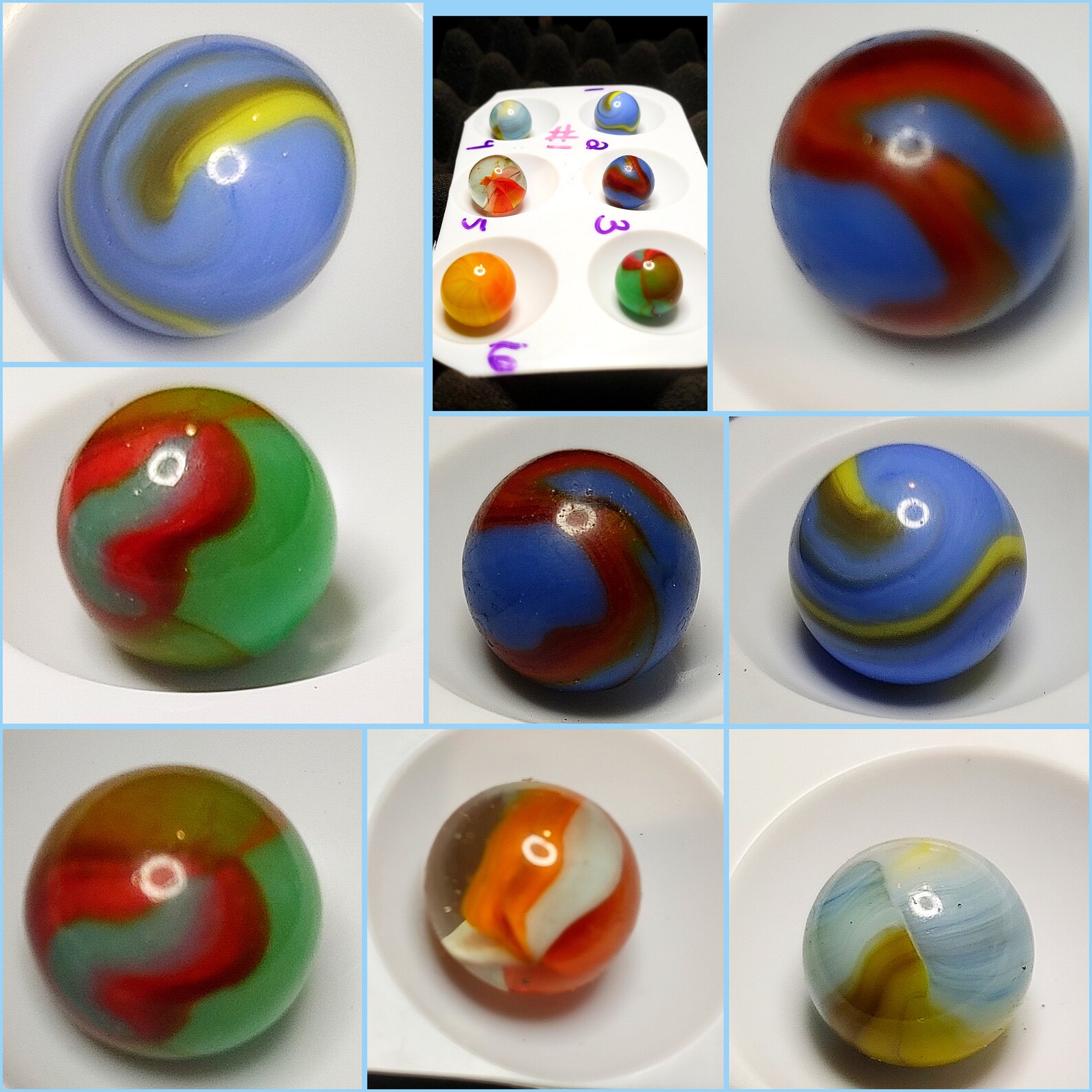 CAC Akro Peltier Old Marble PICK ONE Message Pick or Random Pick - Etsy