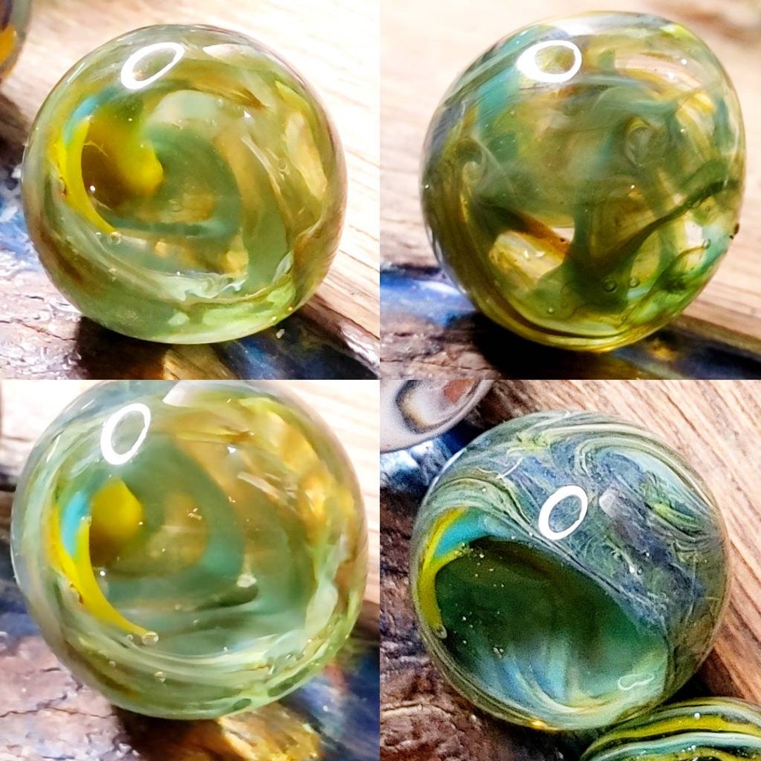 Shooter 1 Inch Glass Toy Marbles Mixed Makers Contemporary Glass Art ...