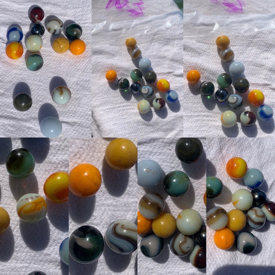 10 Marbles Old New Rare Htf Common Many Makers - Etsy