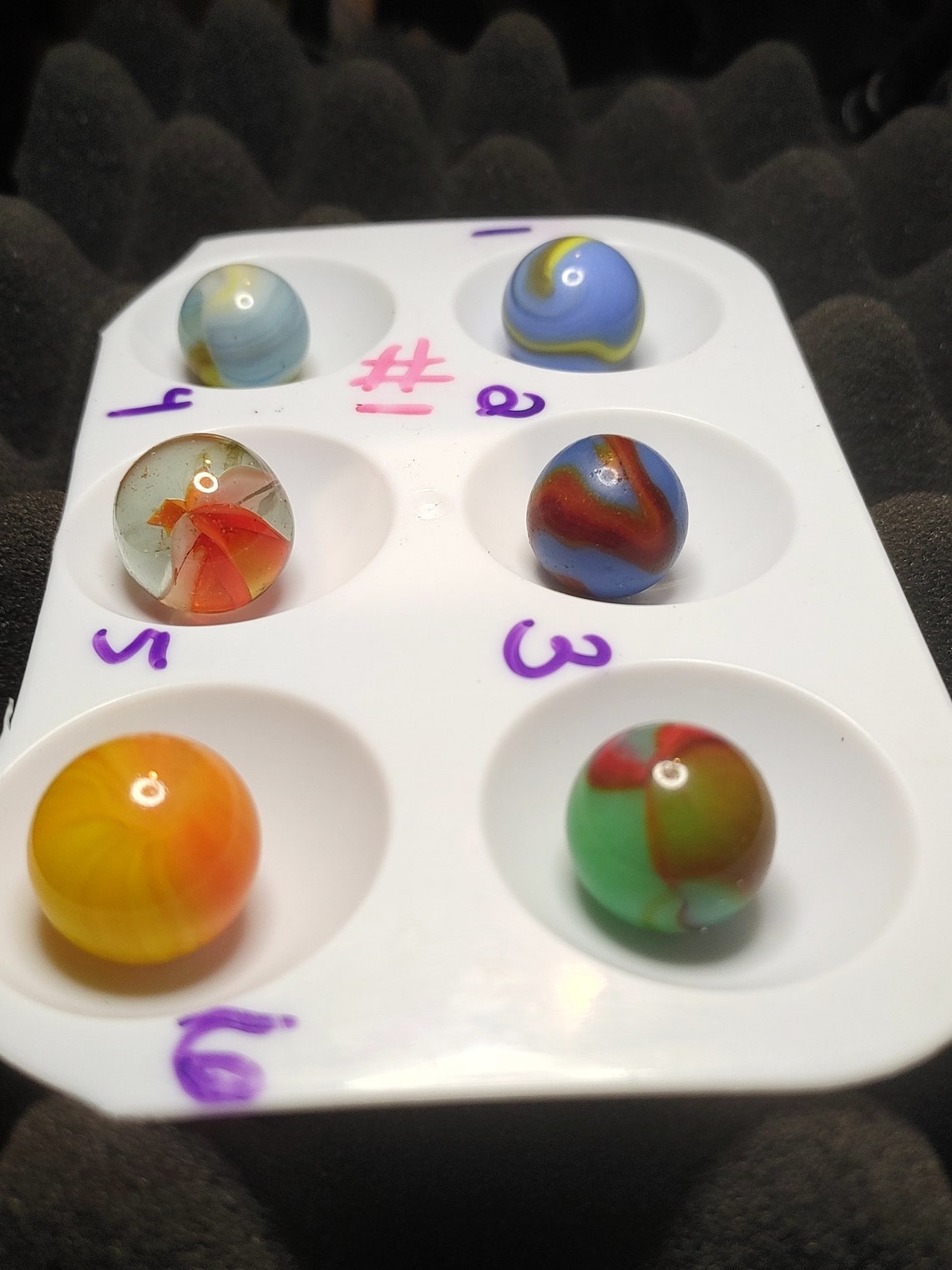 CAC Akro Peltier Old Marble PICK ONE Message Pick or - Etsy