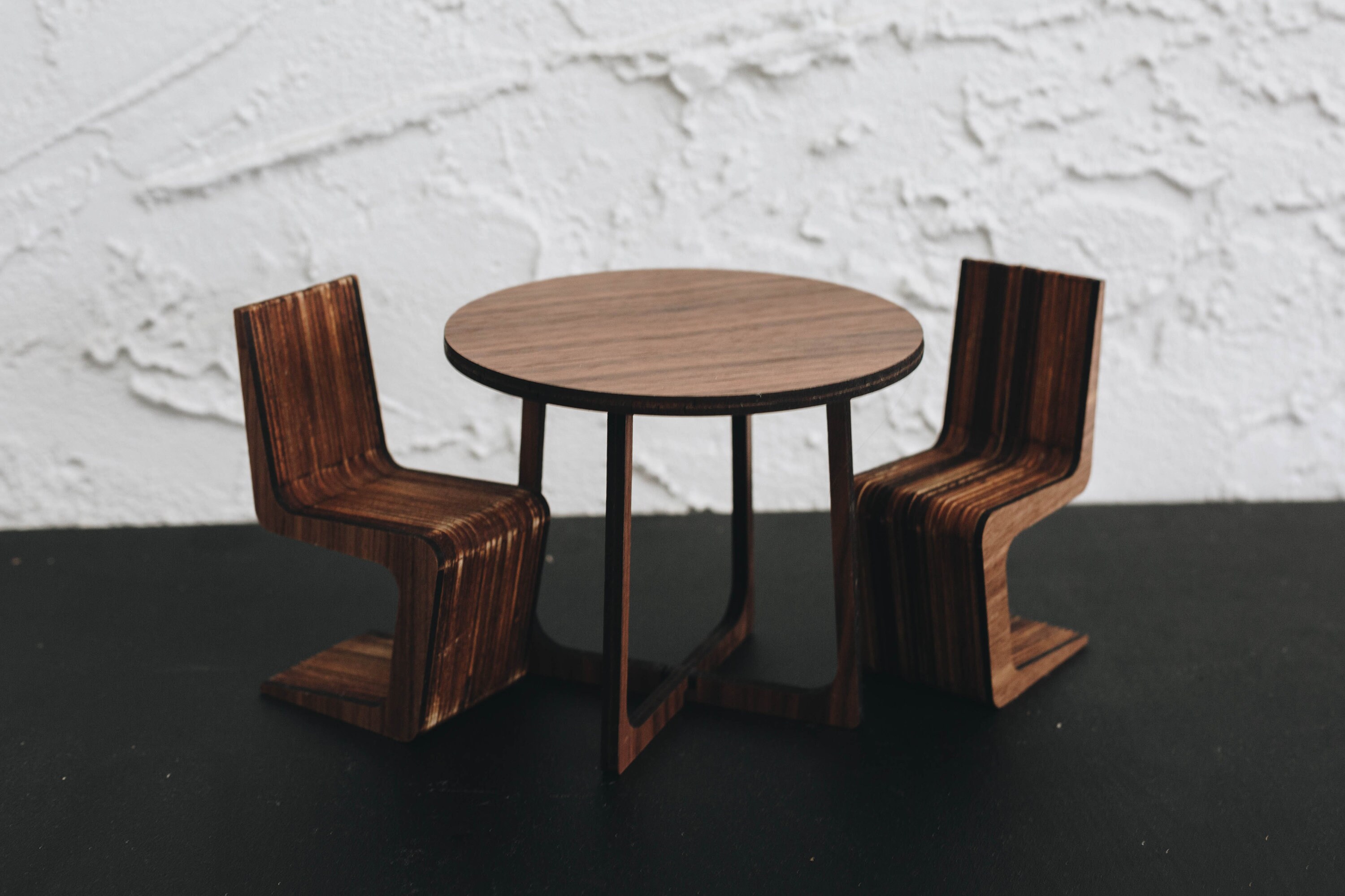 1:6 Scale Round Dining Table - Laser Cut File SVG and PDF for Barbies ...