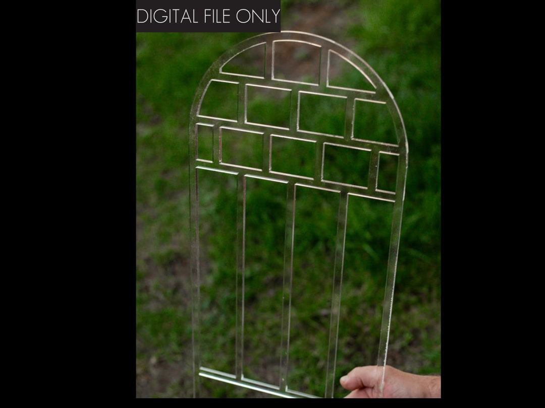 Digital Cut File for Plant Trellis - Arch Grid Design - Etsy