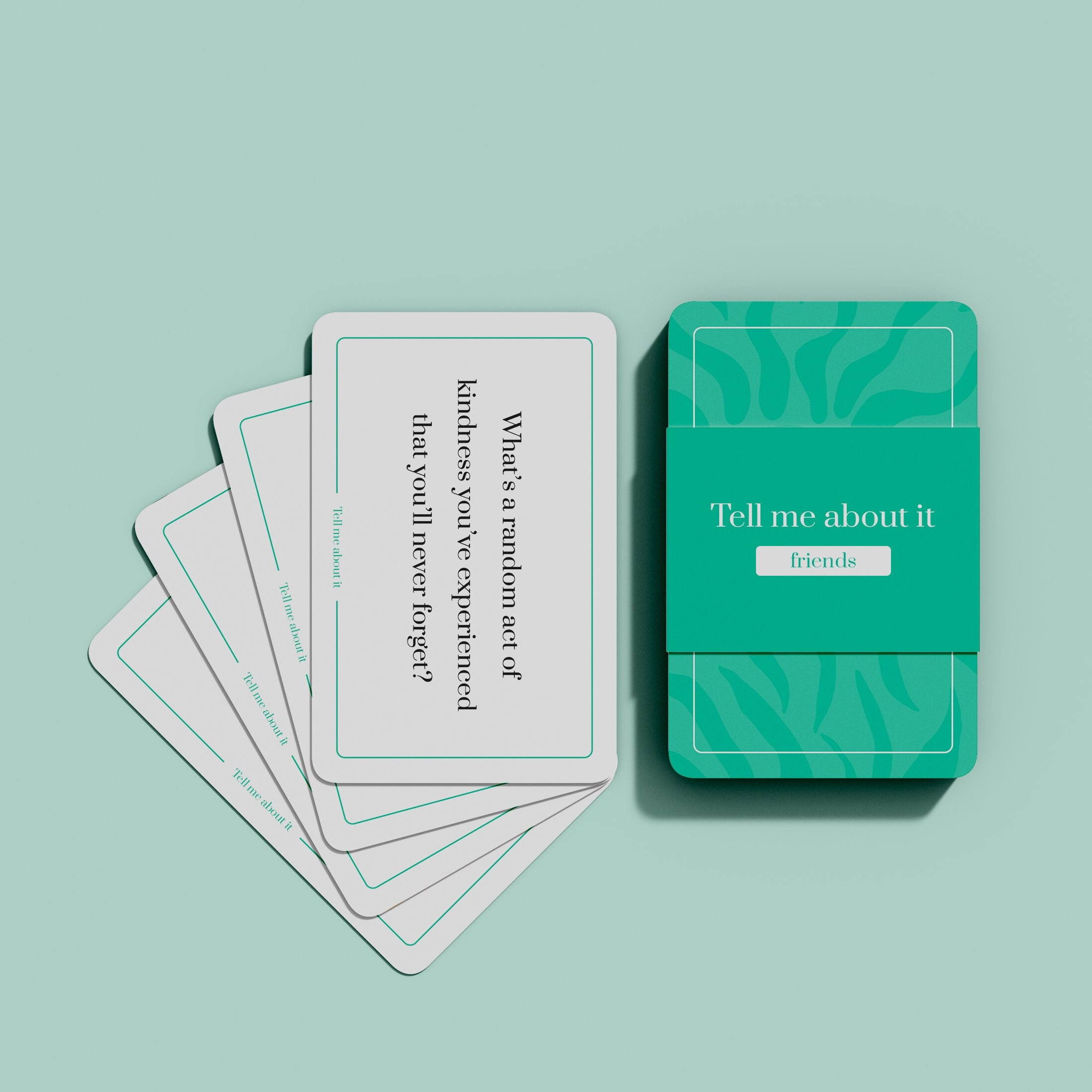 50 Conversation Cards Friends Therapy Questions Icebreaker Conversation ...
