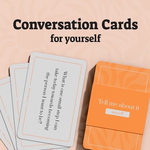 Conversation Cards Therapy Questions Icebreaker Conversation Starter ...