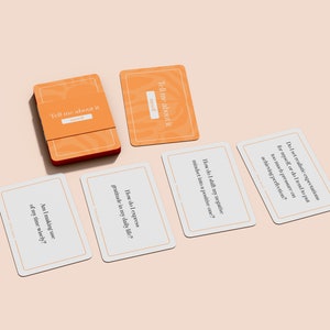 Conversation Cards Therapy Questions Icebreaker Conversation Starter ...