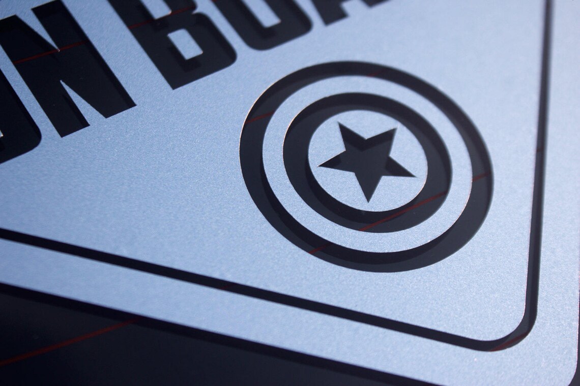 Little Captain on Board Decal Sticker Metallic Blue | Etsy