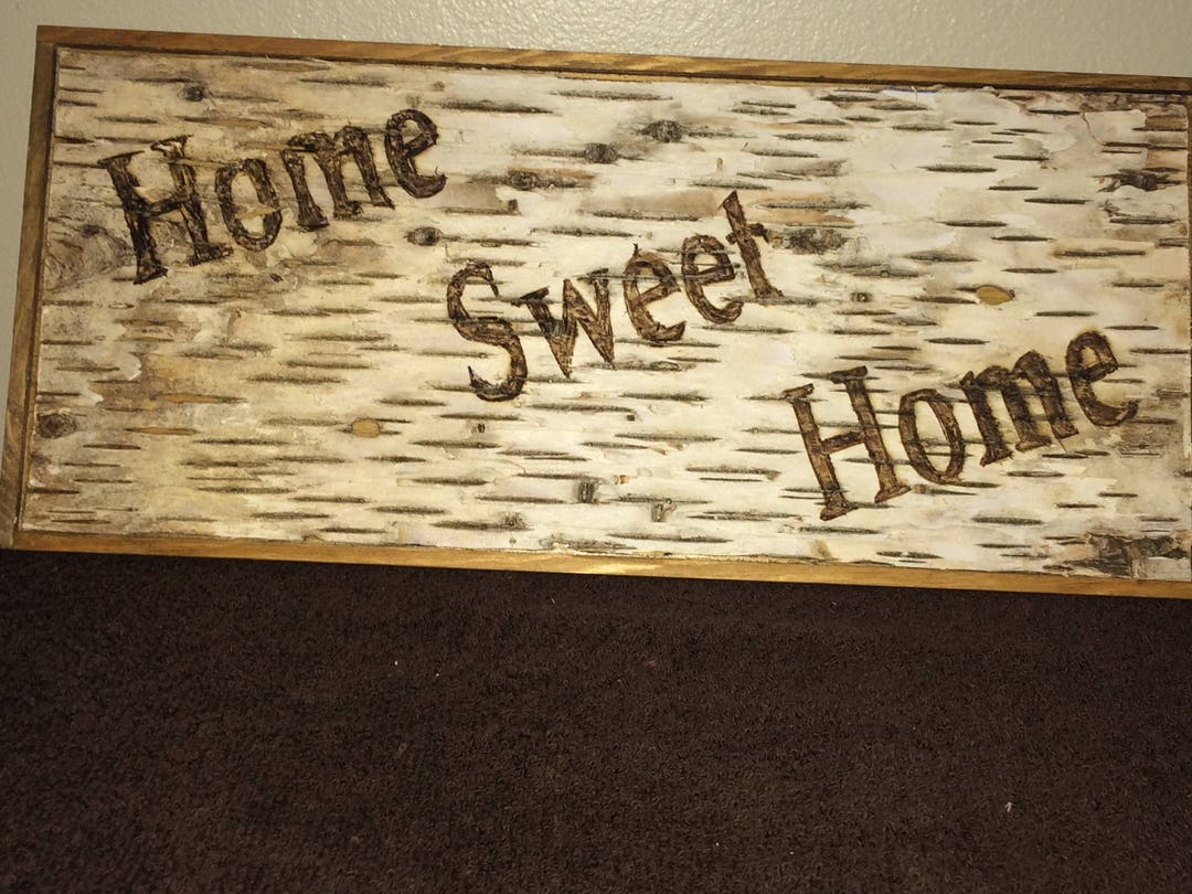 Birch Sign - Etsy