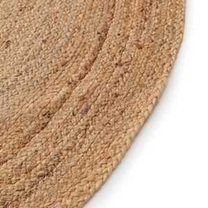 4x4, 5x5, 6x6, 7x7, 8x8 Natural Jute Round Rug, Eco Friendly Rug ...