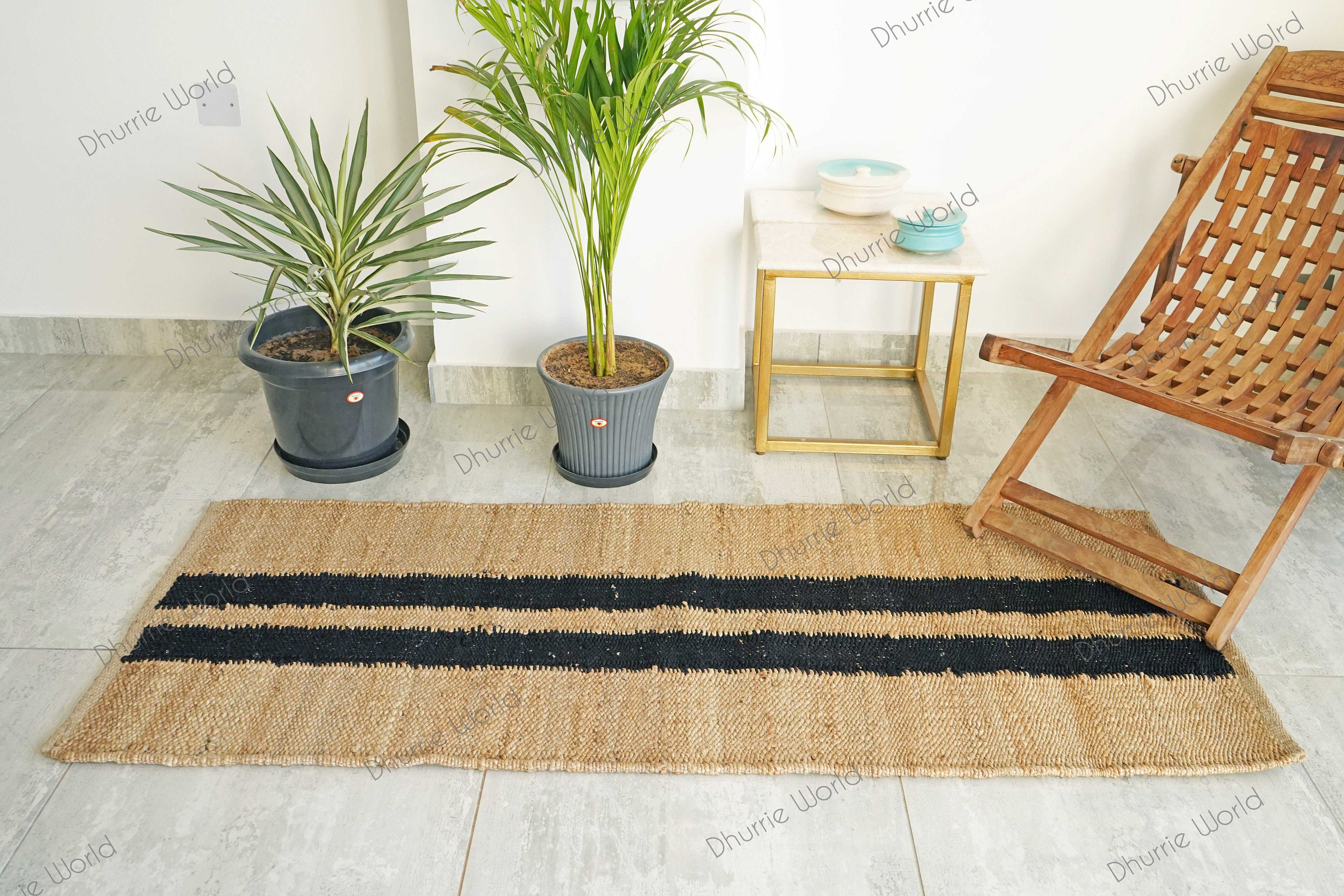 Jute Hallway Runner Boho Natural Jute Runner Rug Bohemian | Etsy