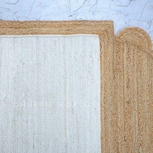 Shaped Jute Rug, Natural Jute Rug, Jute Area Rug, Bohemian Jute Rug ...