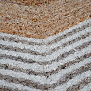 Jute Shape Rug, Modern Jute Rug, Irregular Shaped Rug, Indian Jute Area ...
