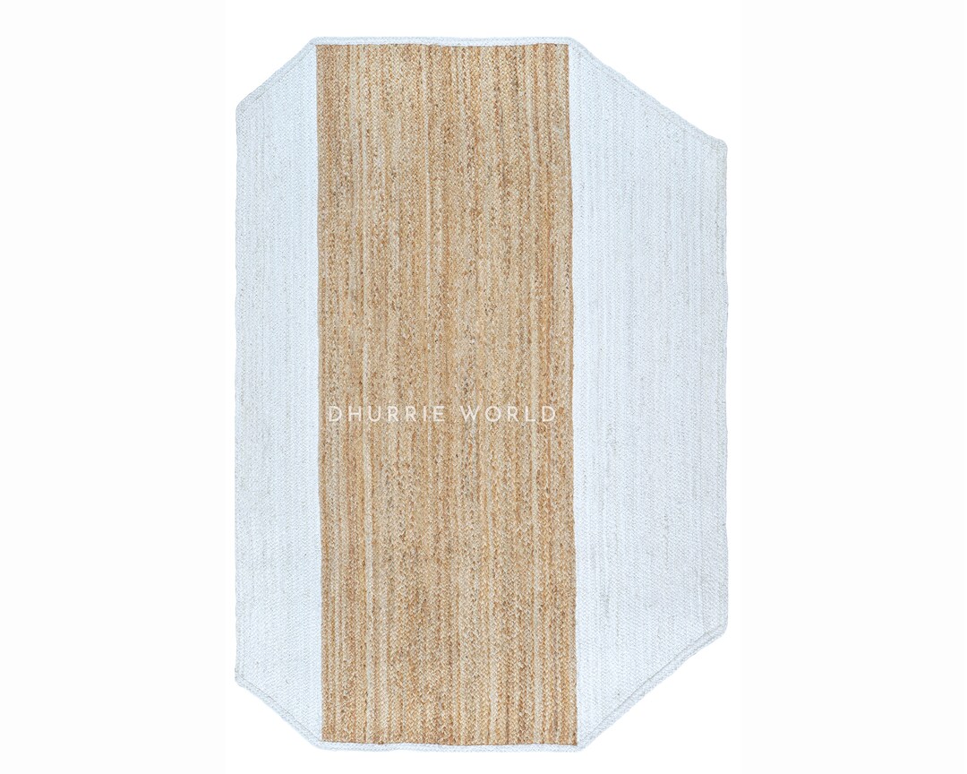 Modern Jute Rug, Irregular Shaped Rug, Jute Shape Rug, Jute Area Rug ...
