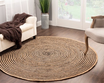 Large Round Rug | Etsy