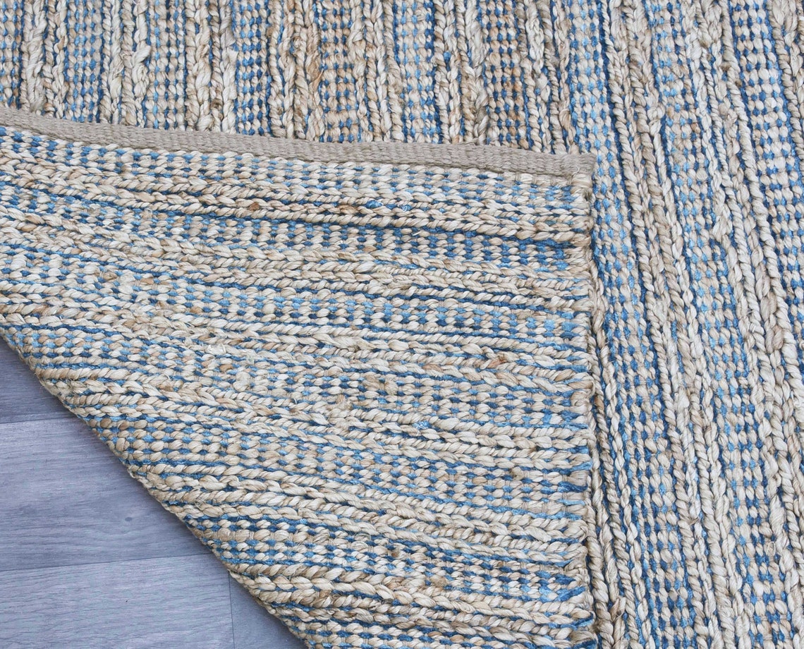 5x7.5 Feet Natural Jute Rug Jute Area Rug Natural Textured - Etsy