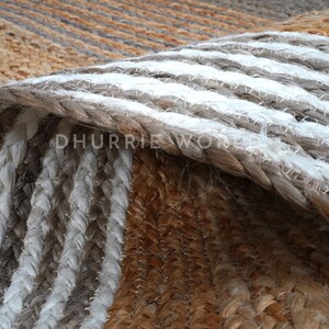Jute Shape Rug, Modern Jute Rug, Irregular Shaped Rug, Indian Jute Area ...