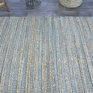 5x7.5 Feet Natural Jute Rug Jute Area Rug Natural Textured - Etsy